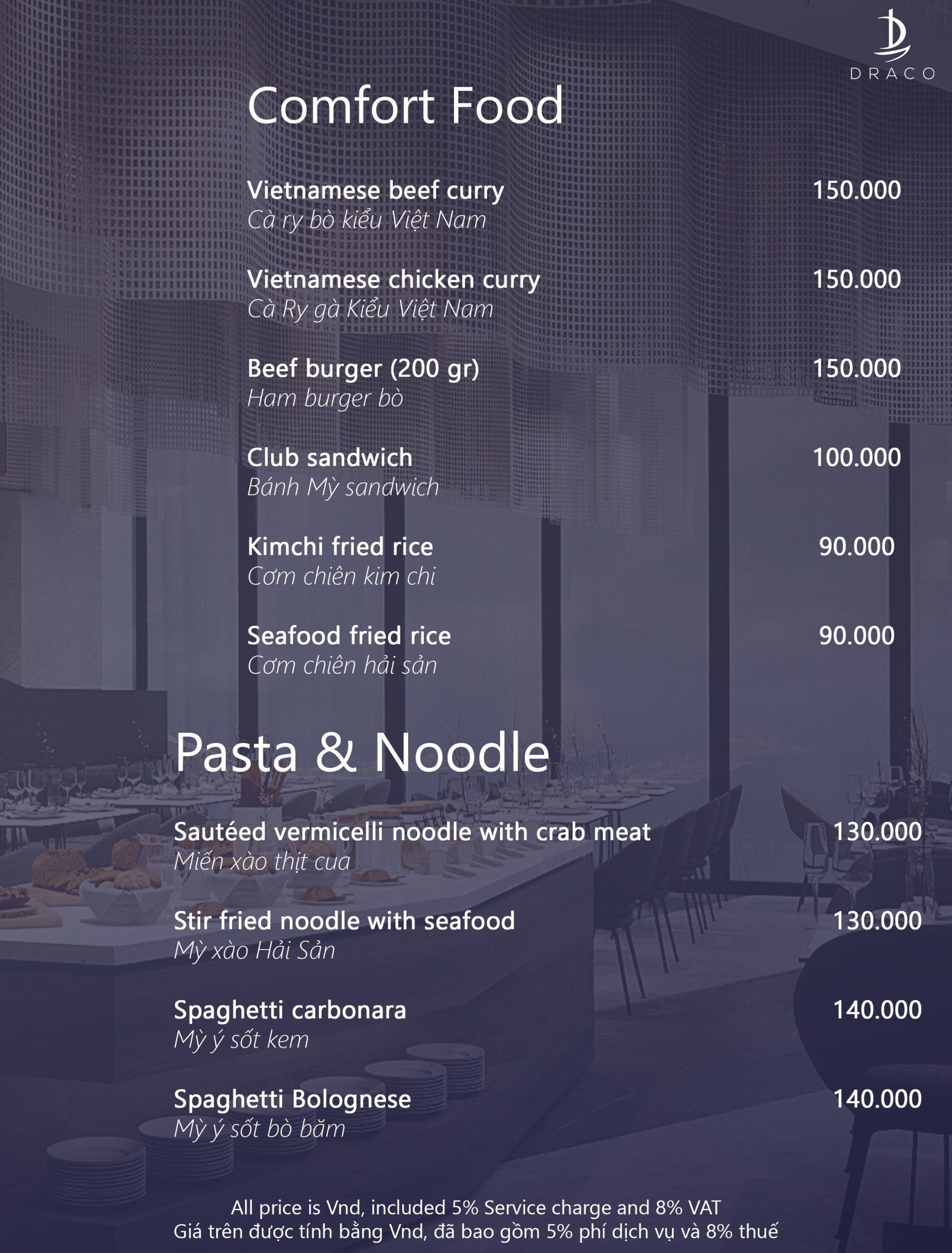 Restarants & bar – DRACO – Hotel